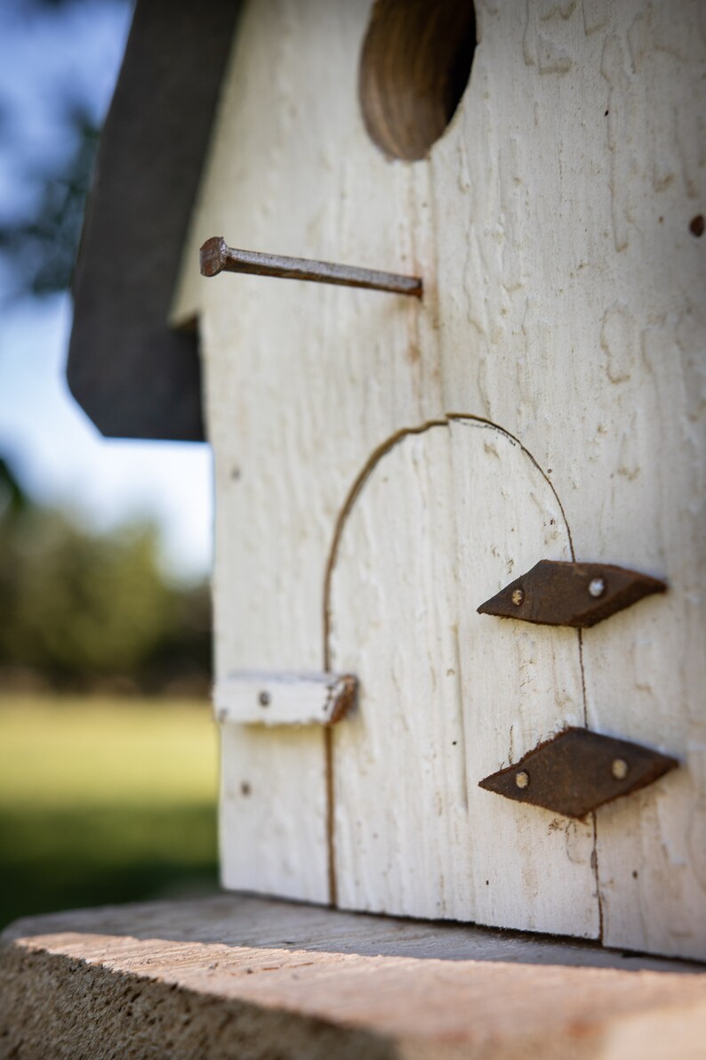 Hanging Birdhouse Rustic Wren Birdhouse Decorative | Etsy