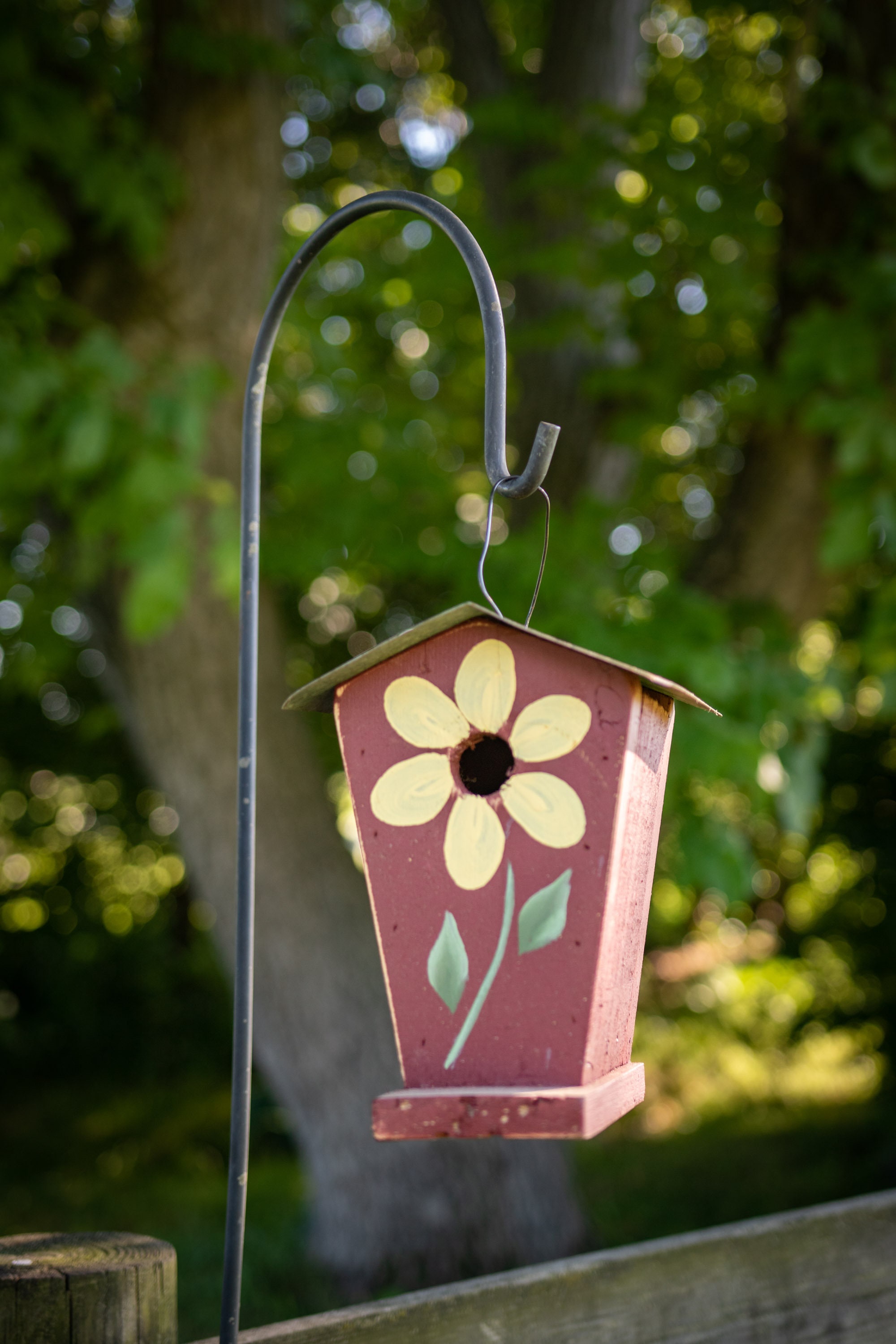 Flower Chalet Birdhouse Perfect for Chickadees Downy | Etsy