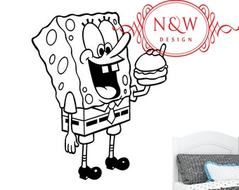 Spongebob window | Etsy