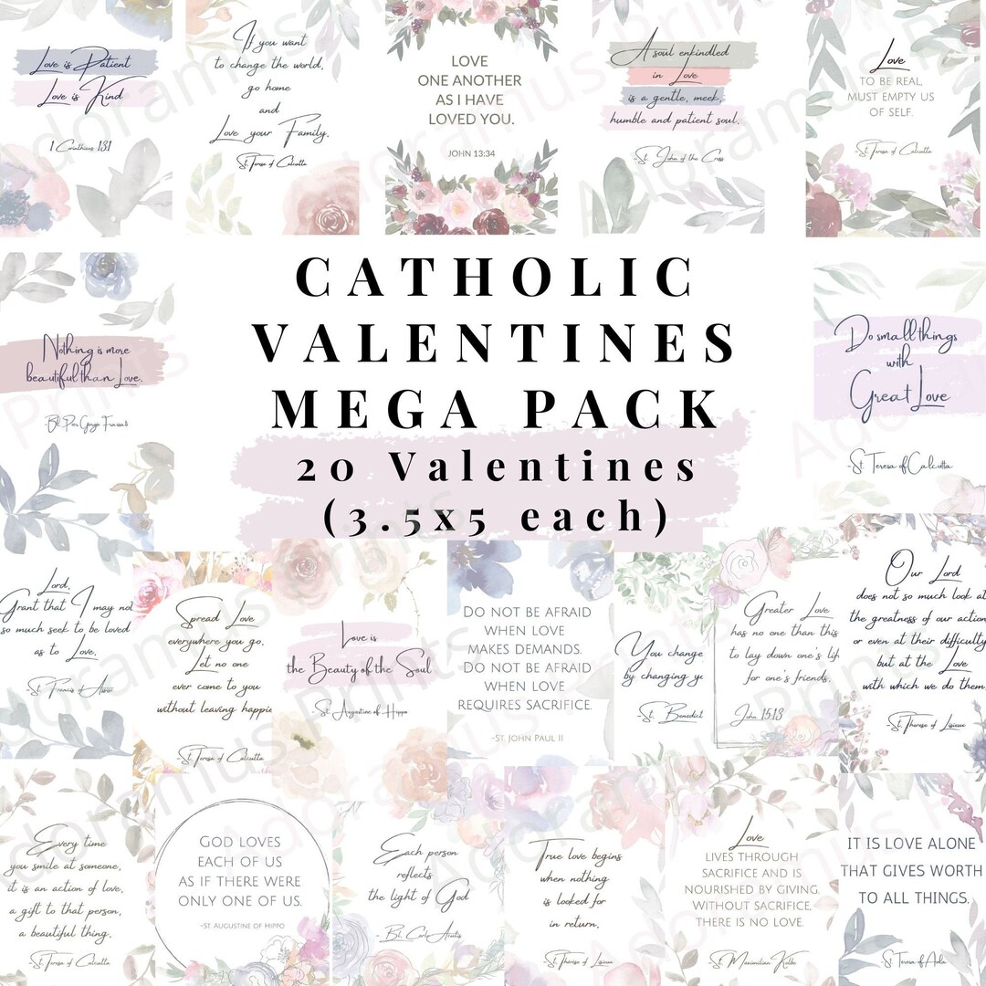 Catholic Valentines Cards, St. Valentine Cards, Valentines Day Cards ...