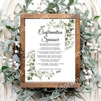 Confirmation Sponsor - Etsy