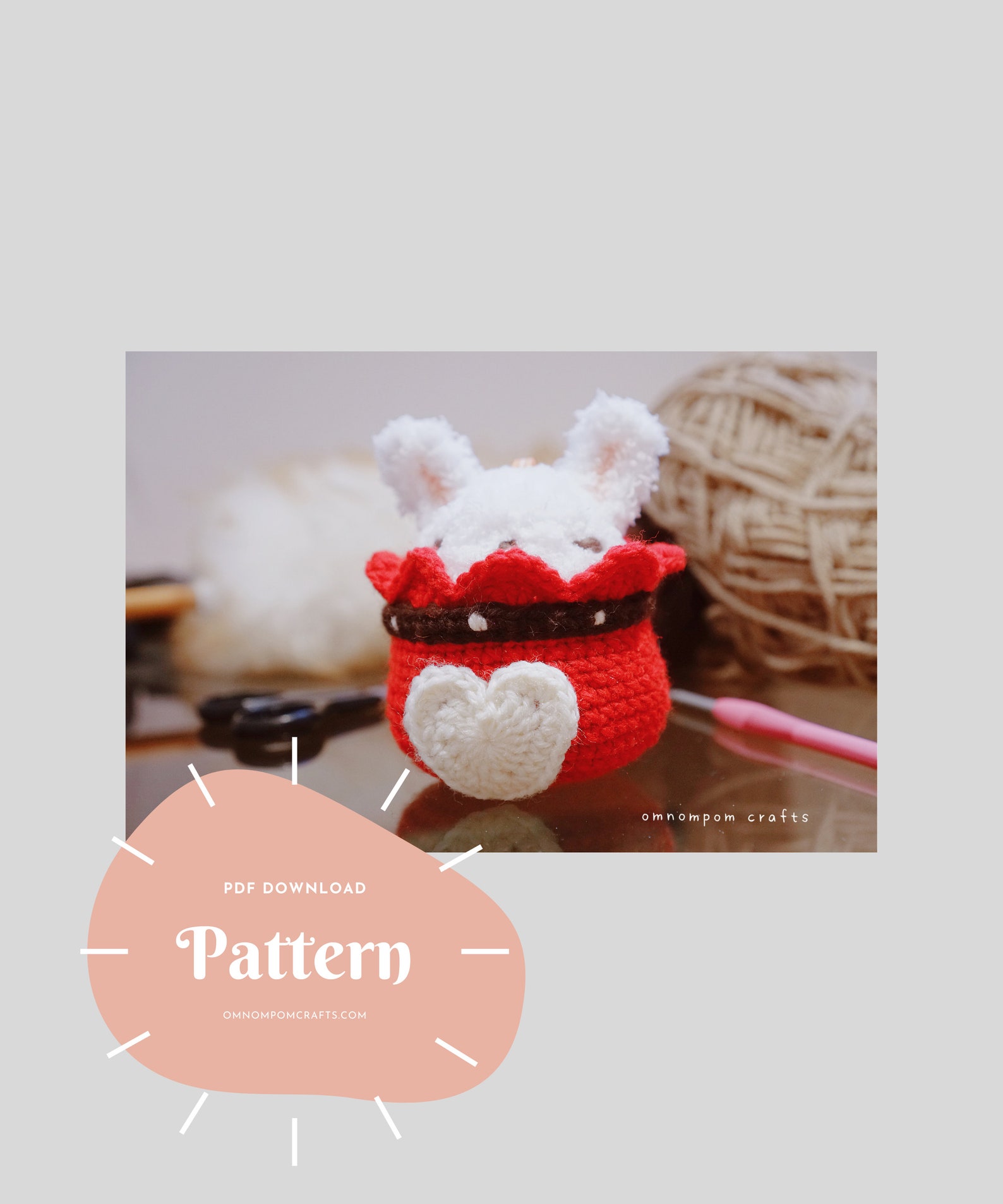 Klee Bomb jumpy Dumpty English Crochet Pattern Amigurumi - Etsy