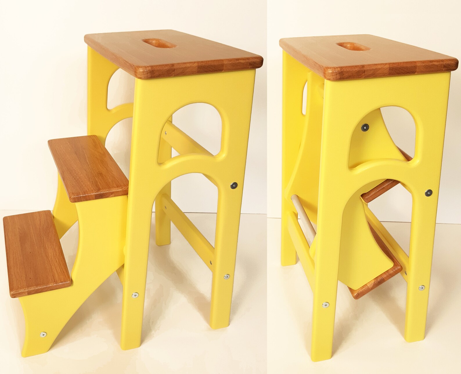 Stepladder for Kitchen Stepstool for Library Stool Ladder - Etsy