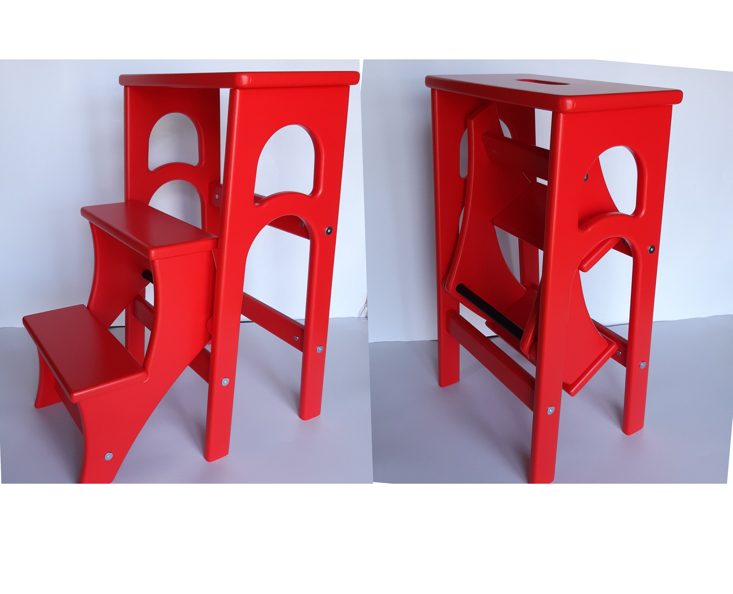 Stepladder ladders & stepstools Foot Stool Convertible | Etsy