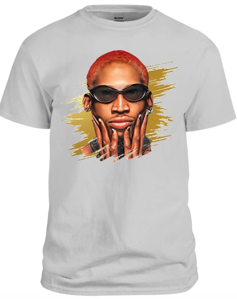 DENNIS RODMAN T-SHIRT - Etsy