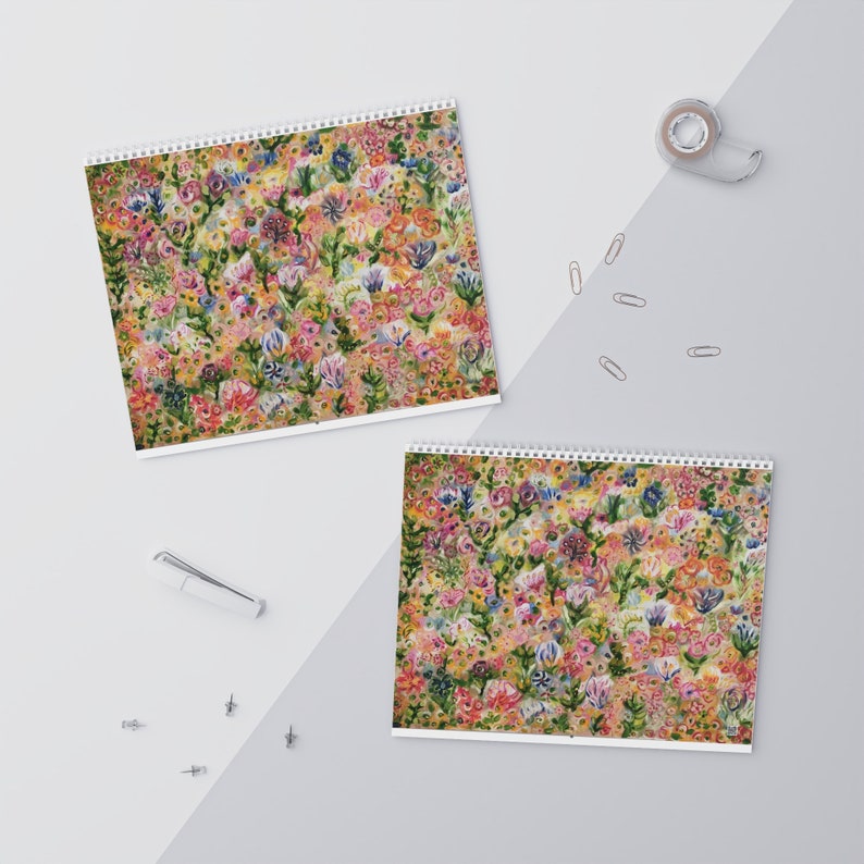 Flower Wall Calendars 2024 - Etsy