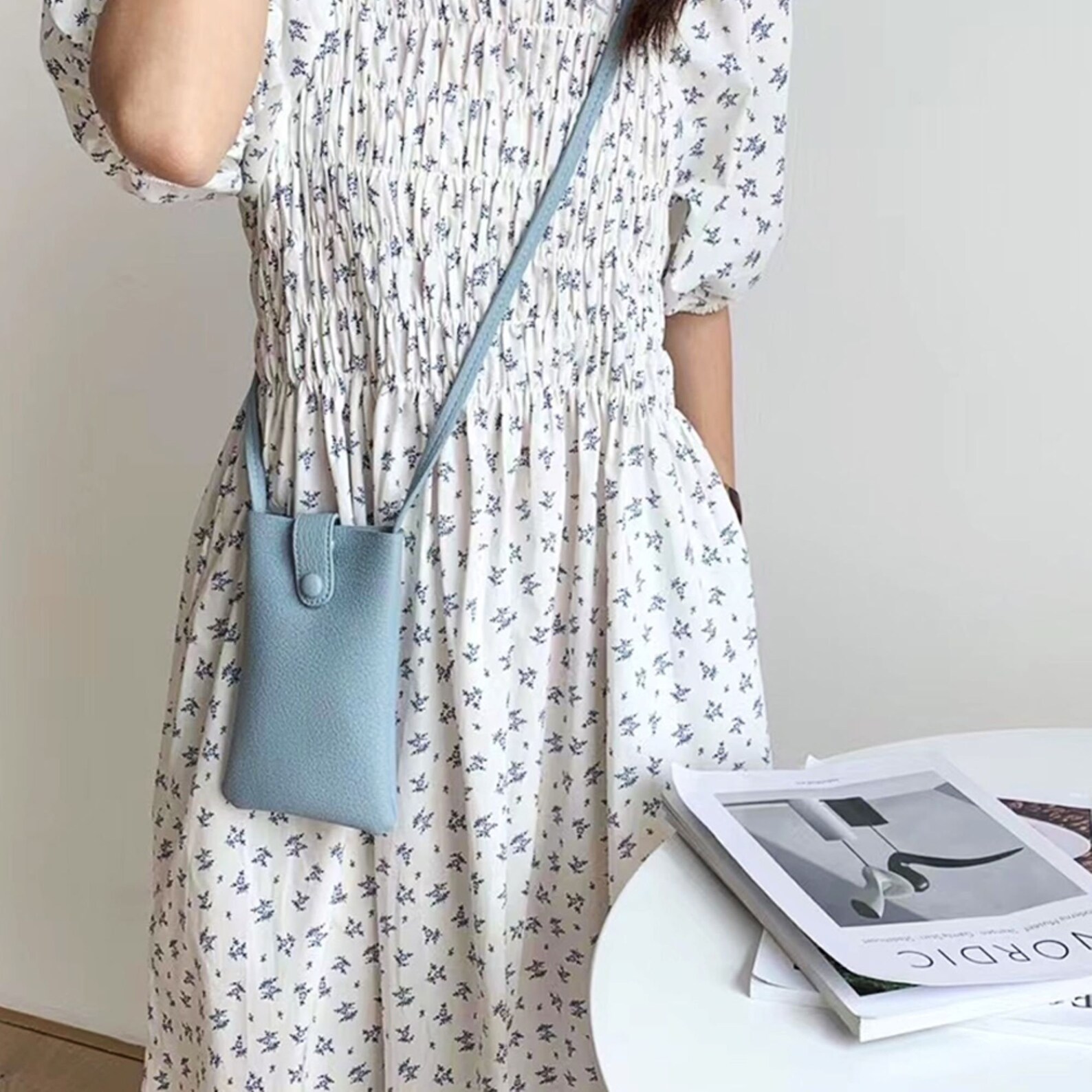 Small Cell Phone Mini Bag, Vegan Leather Crossbody Phone Bag, Cell ...