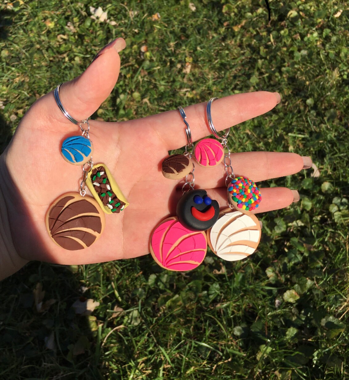 Customizable Concha Keychain Pan Dulce Keychain Mexican - Etsy