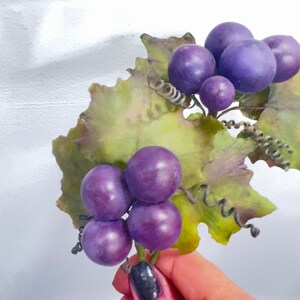 Realistic Gum Paste Grape Cake Topper: Edible Wedding Decoration - Etsy