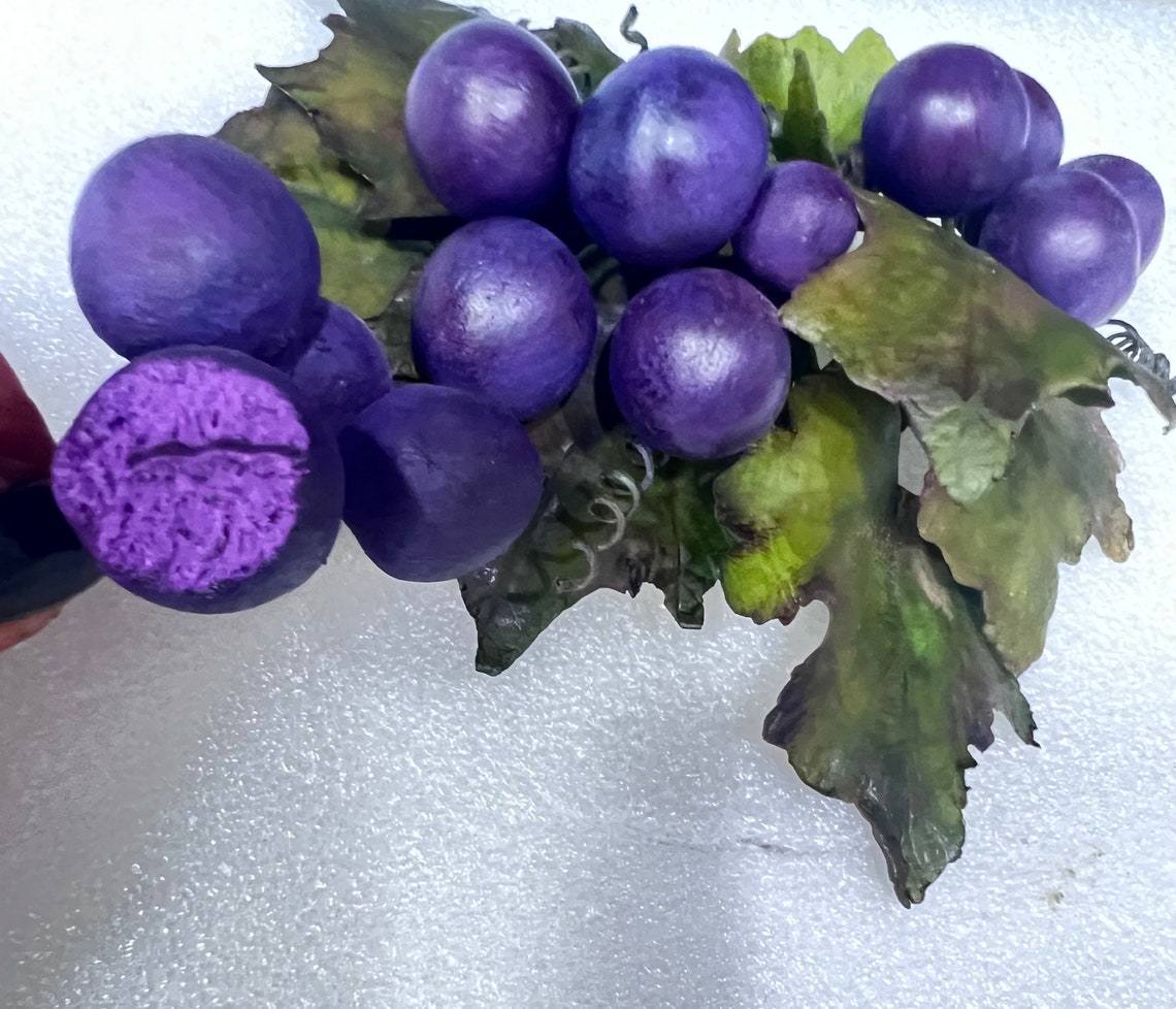 Realistic Gum Paste Grape Cake Topper: Edible Wedding Decoration - Etsy