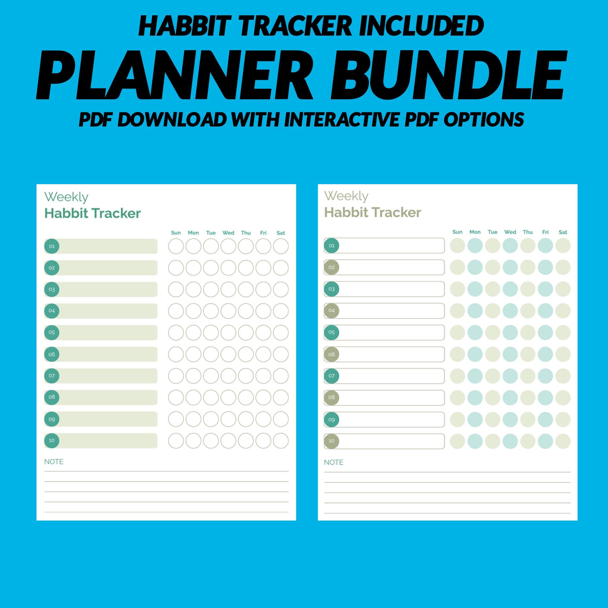 Ultimate Printable Daily - Weekly and Monthly Planner – Digital PDF ...