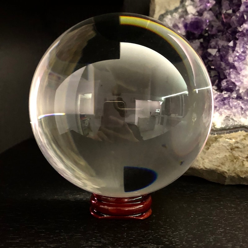 Large Crystal Ball - Etsy