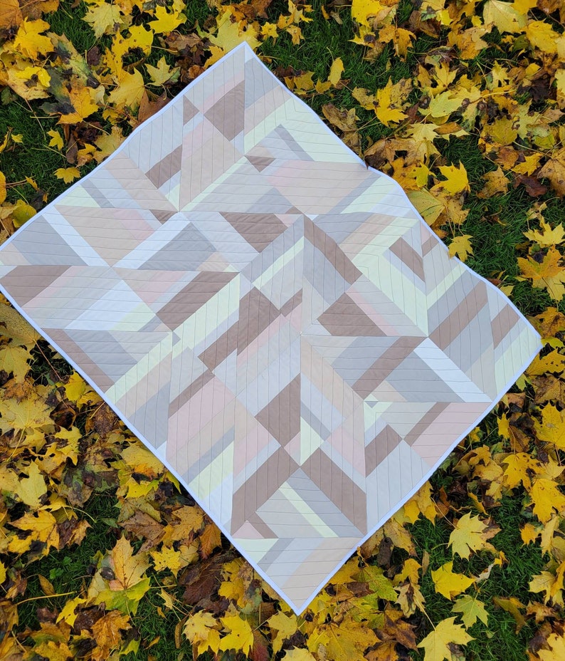 PDF Quilt Pattern Squaretangle Quilt Pattern - Etsy