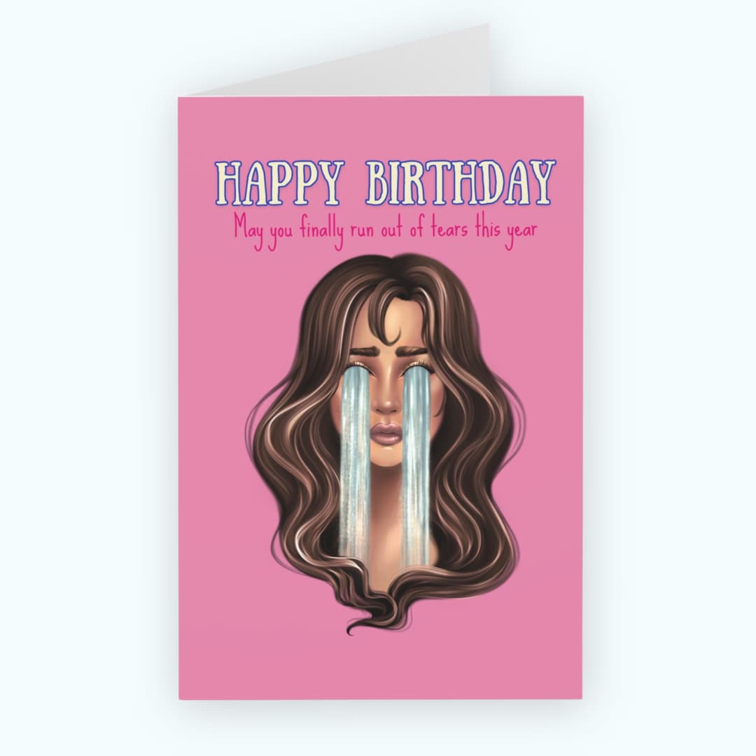 Depression Humour Printable Funny Happy Birthday Card for Perpetually ...
