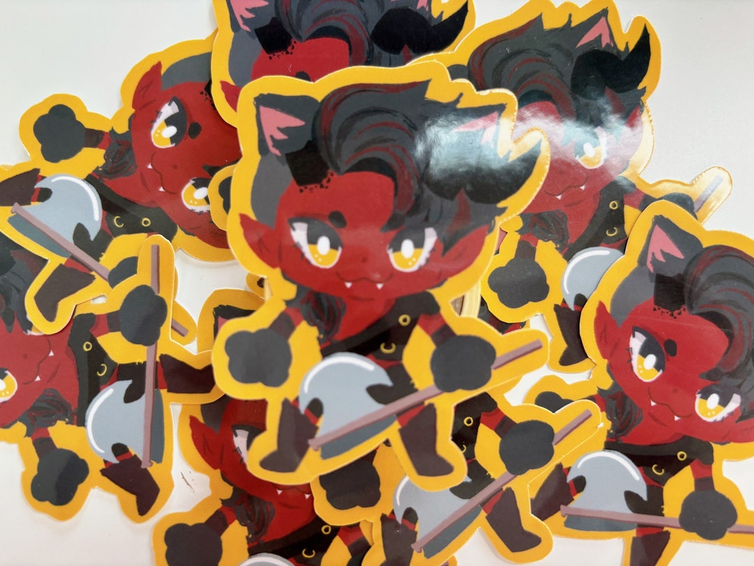 Catlach Karlach Sticker | Baldur's Gate 3 | BG3 | Baldur's Gate 3 ...