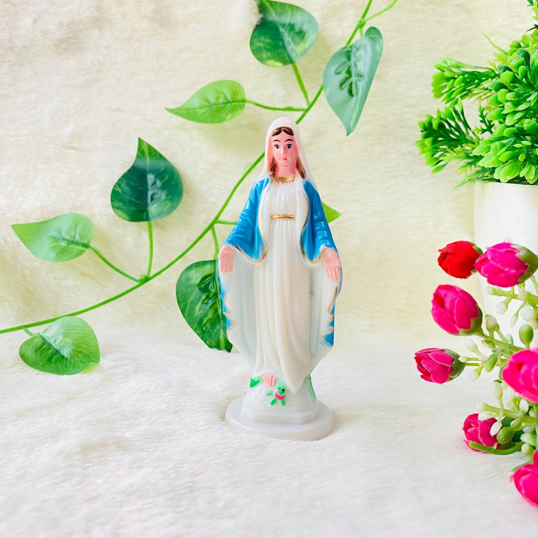Virgin Mary Mini Sculpture,mother of Jesus,our Lady of Grace,madonna ...