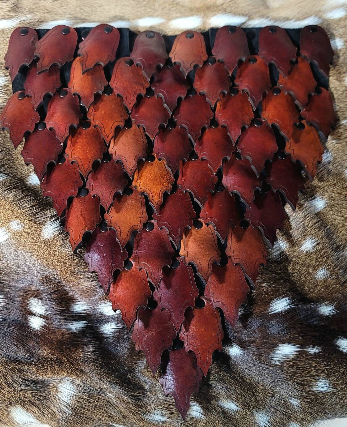 Leather Dragon Scale Tasset Armor - Etsy
