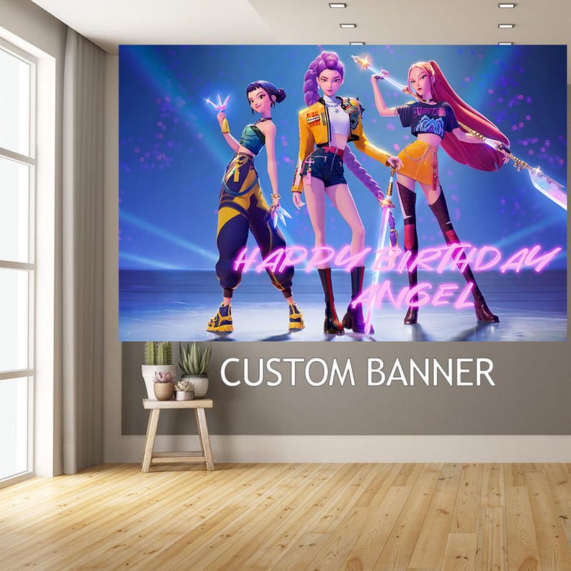 K Pop Banner Backdrop - Etsy