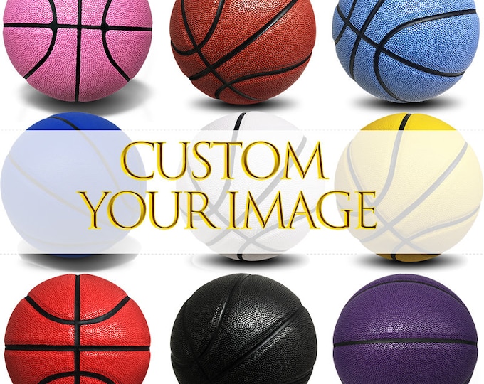 Personalized Basketballs With Name or Logo Regulation or Mini Balls - Etsy