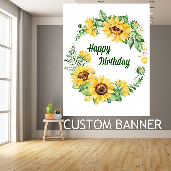 Sunflower Wedding Backdrop - Etsy