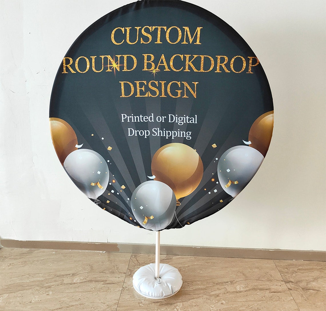 Circle Wedding Backdroparch Stand Birthday Partycustom - Etsy
