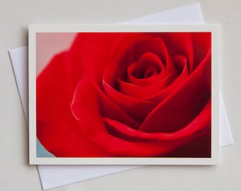 Rose Note Card | Etsy