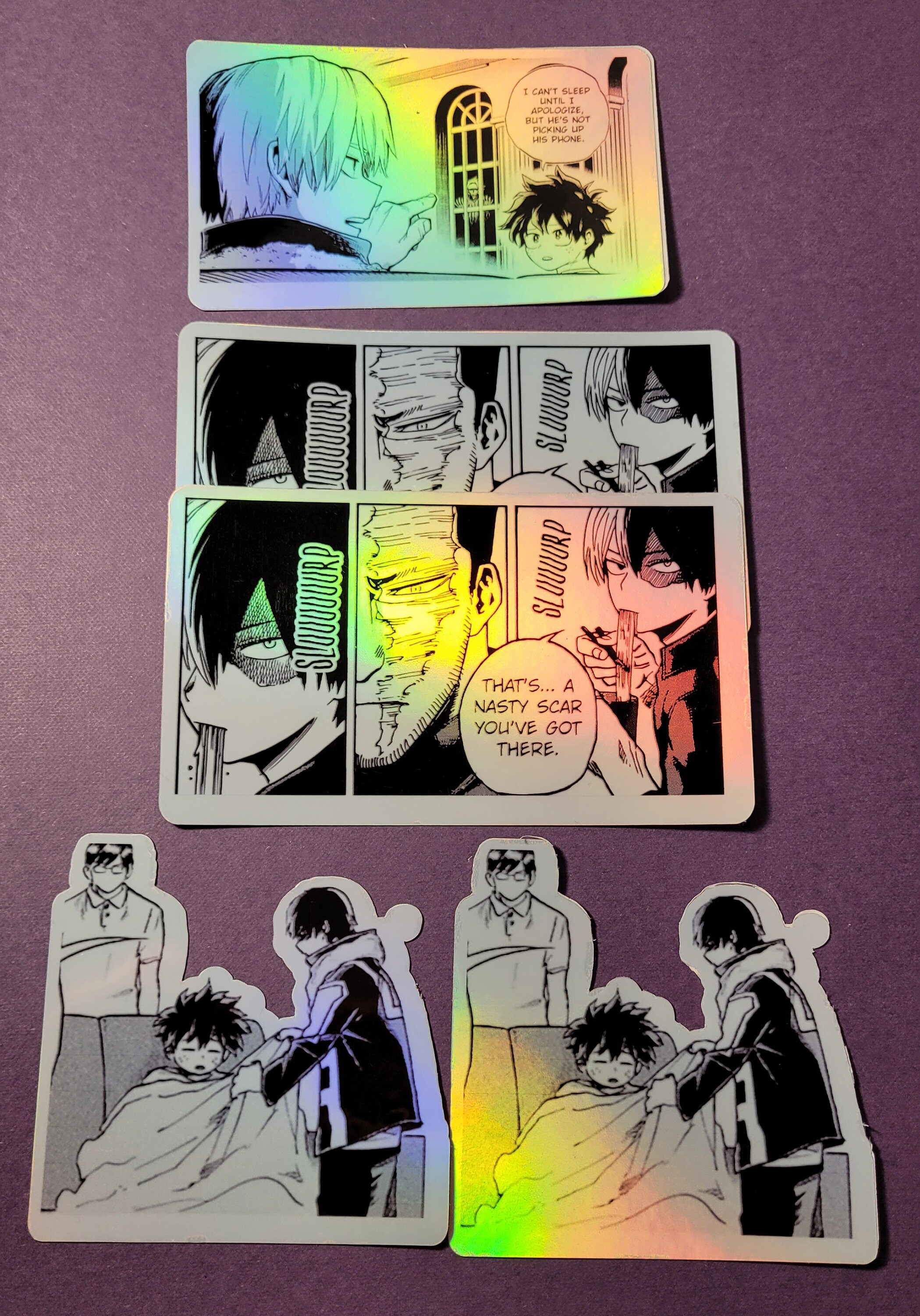 Stickers, Labels & Tags My Hero Academia Todoroki Holographic Stickers ...