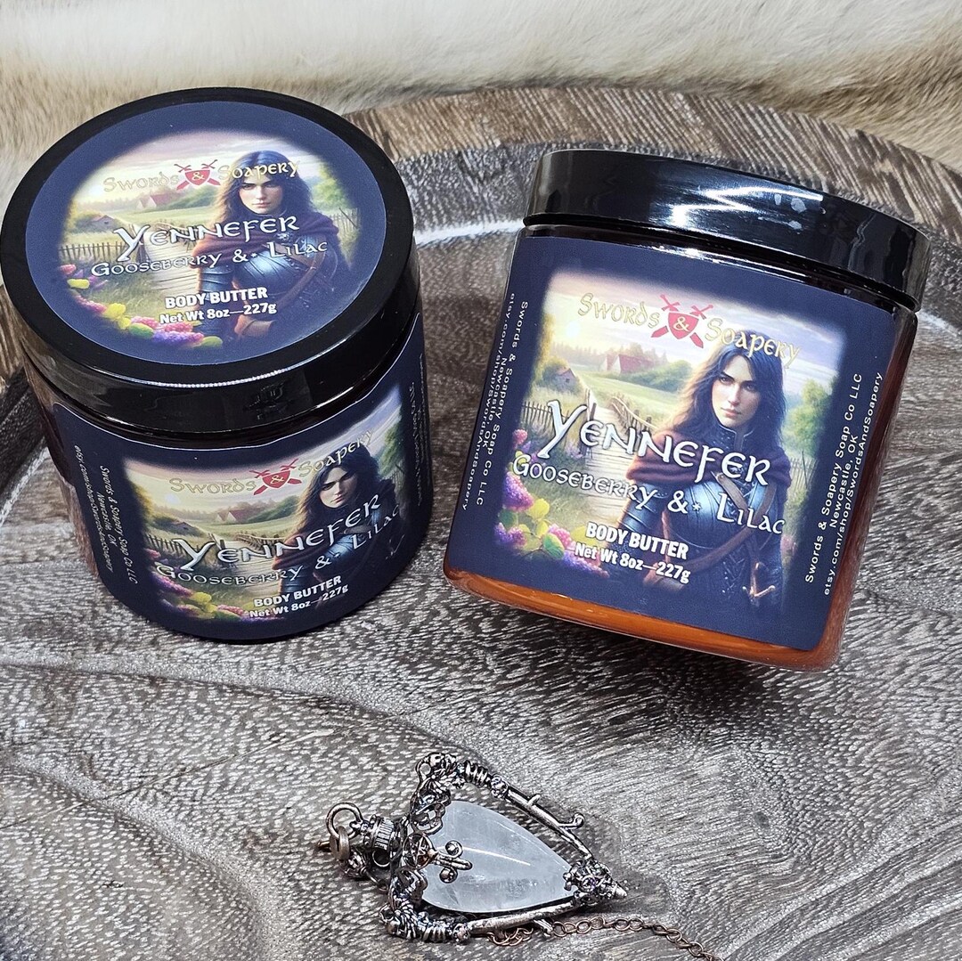 Yennefer Gooseberry Lilac Body Butter Inspired by the Witcher - Etsy