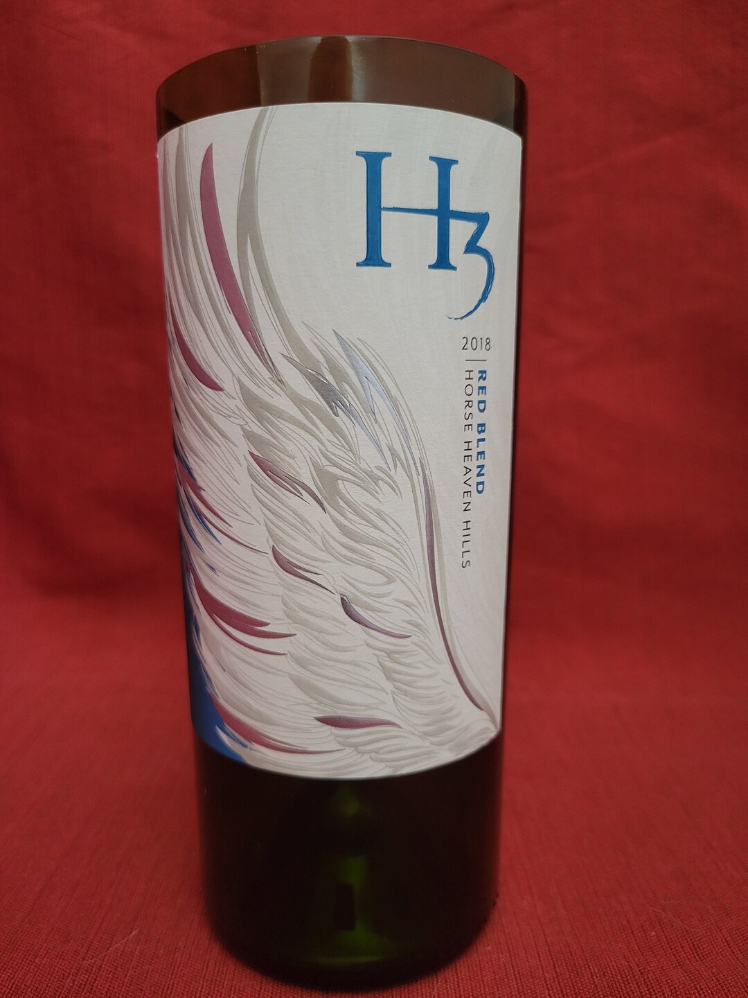 H3 2018 Red Blend Horse Heaven Hills Wine Bottle Candle, Gift for Wine ...