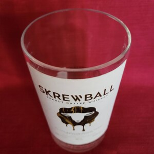 Skrewball Peanut Butter Whiskey Whisky Bottle Candle, Recycled Bottle ...
