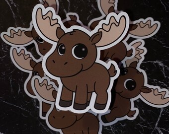 Moose Stickers | Etsy