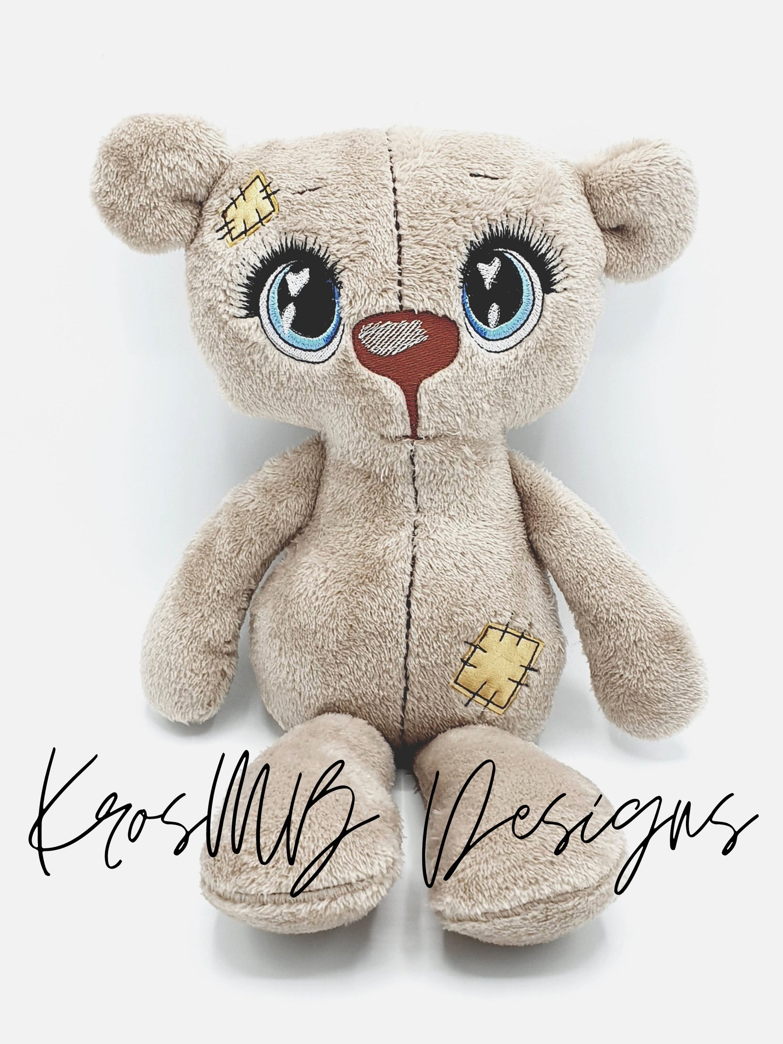 ITH in the Hoop Embroidery File Teddy Bear Mini Teddy Bear - Etsy