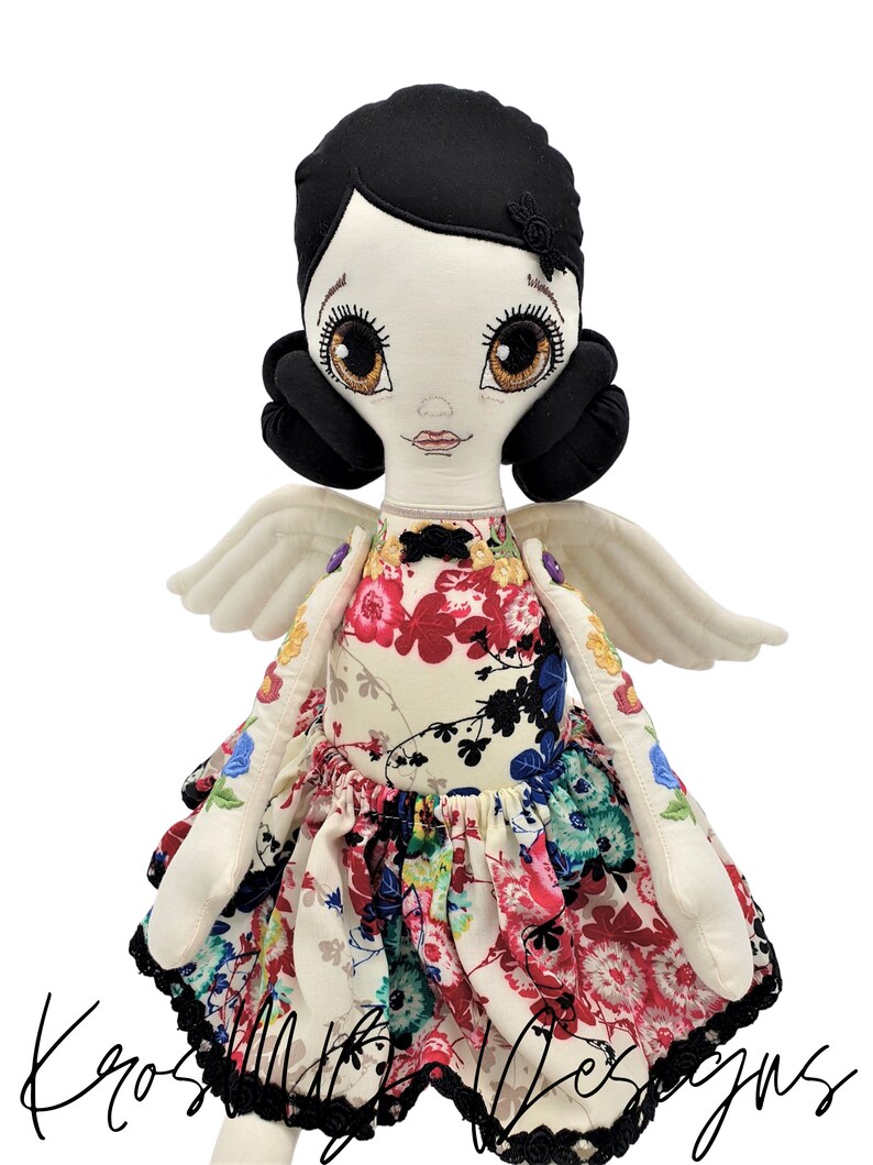 ITH in the Hoop Button Joint Rag Doll Embroidery Design | Etsy