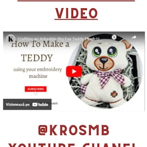 In the Hoop Teddy Bear Stuffed - 5 Size Machine Embroidery Machine - Digital Download - Etsy