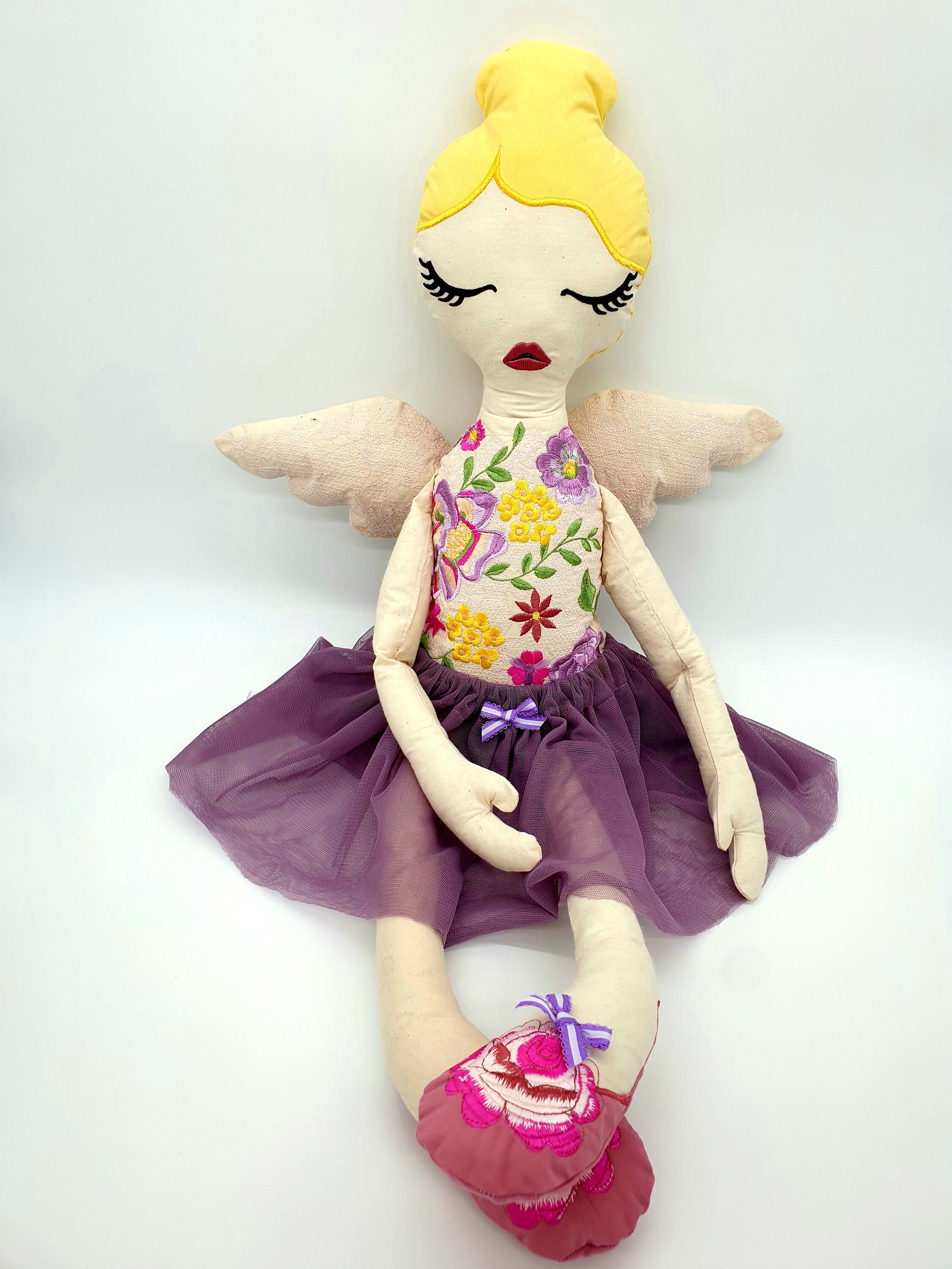 Doll Face Embroidery Design 4"x4",6"x6" Hoop - Etsy