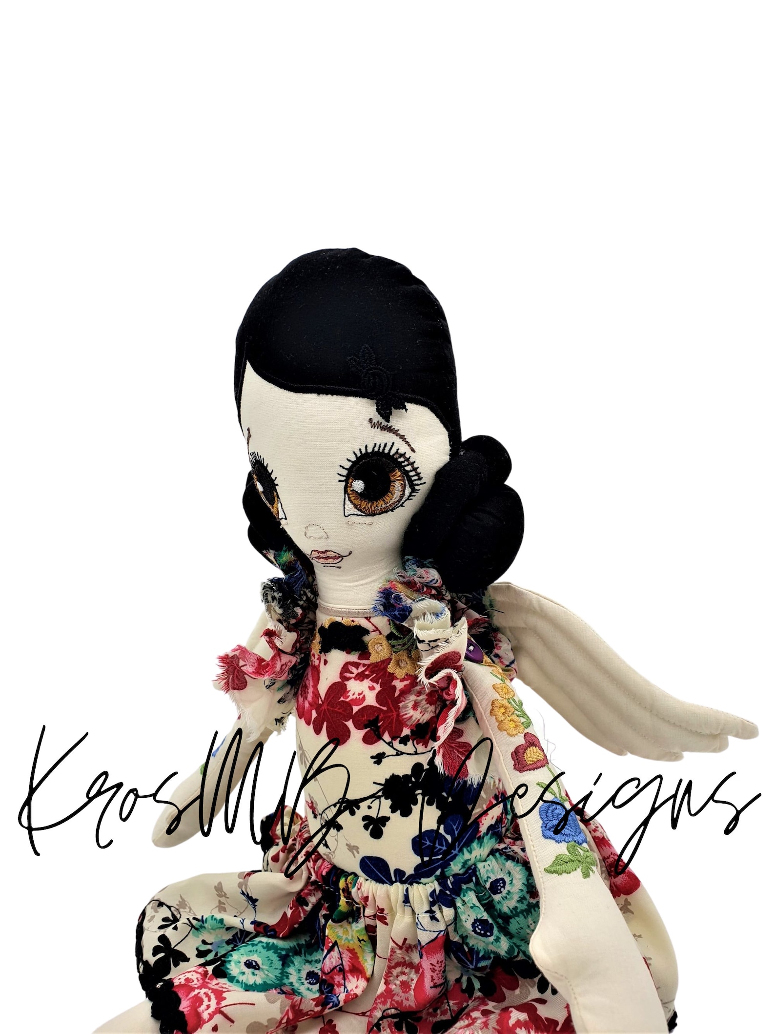 ITH in the Hoop Button Joint Rag Doll Embroidery Design | Etsy