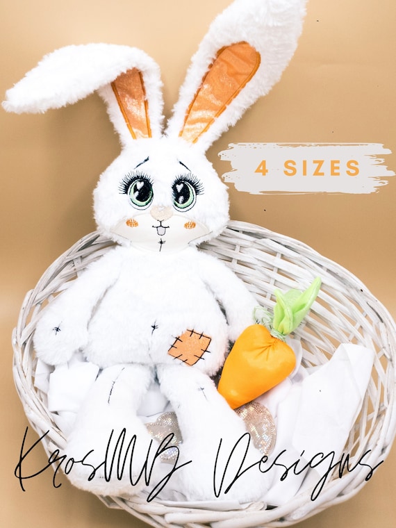 In The Hoop Dress Up Bunny Embroidery Machine Design Set Sewing & Fiber ...