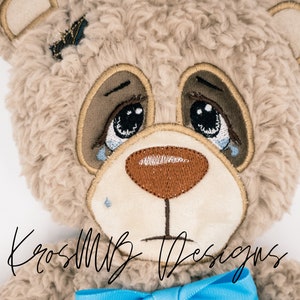 ITH Memory Bear Embroidery File: Teddy & Lovey (digital Download) - Etsy