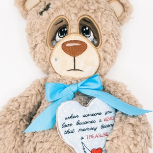 ITH Memory Bear Embroidery File: Teddy & Lovey (digital Download) - Etsy