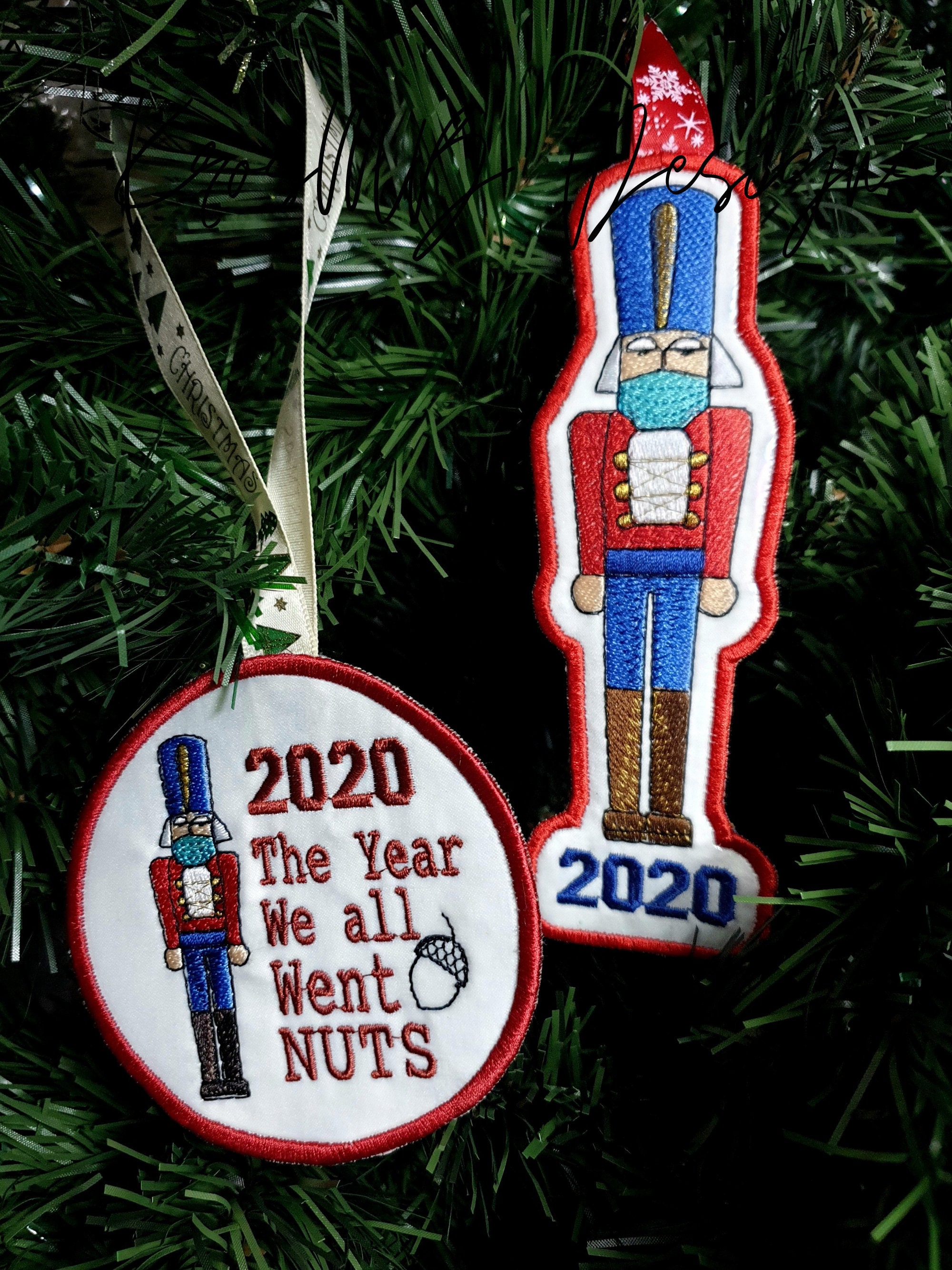 ITH in the Hoop Nutcracker Christmas 2020 Digital Download Embroidery ...