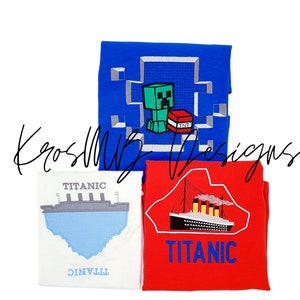 Creep Applique Embroidery Design,20x30cm Hoop, Minecraft Embroidery ...