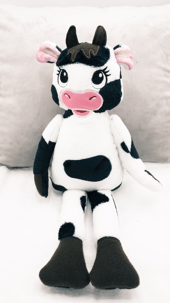 ITH in the Hoop Embroidery File Cow 3 Sizes Design - Etsy