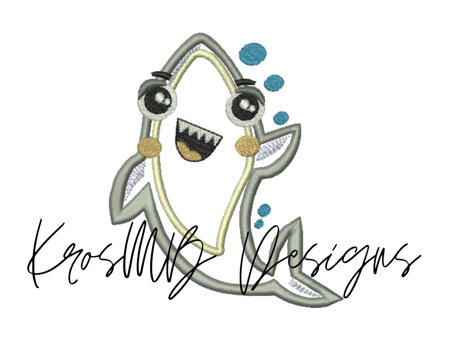 Shark Applique Embroidery Design, Cute Baby Shark Embroidery Design - Etsy