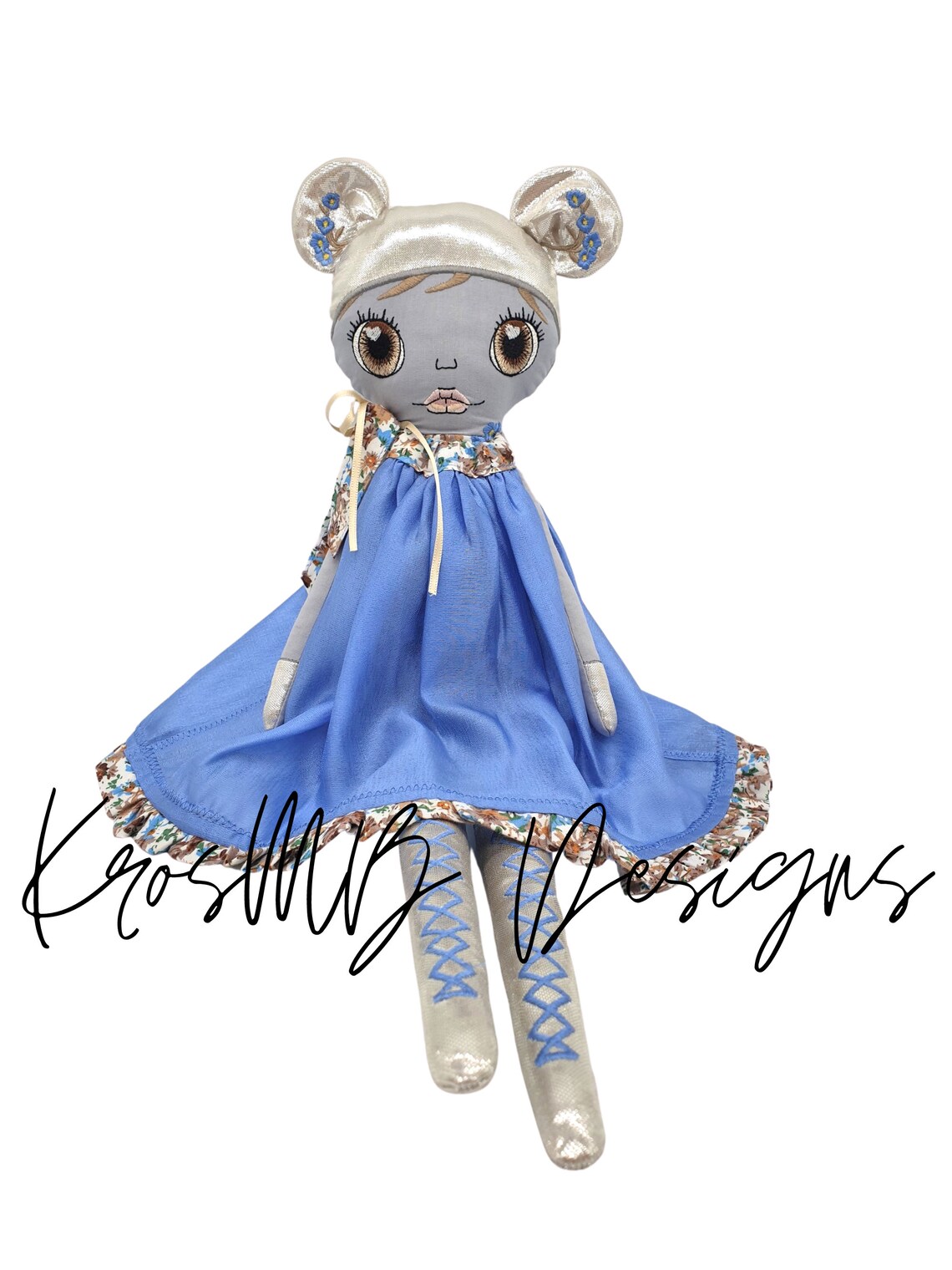 ITH in the Hoop Button Joint Mouse Doll Embroidery Design - Etsy