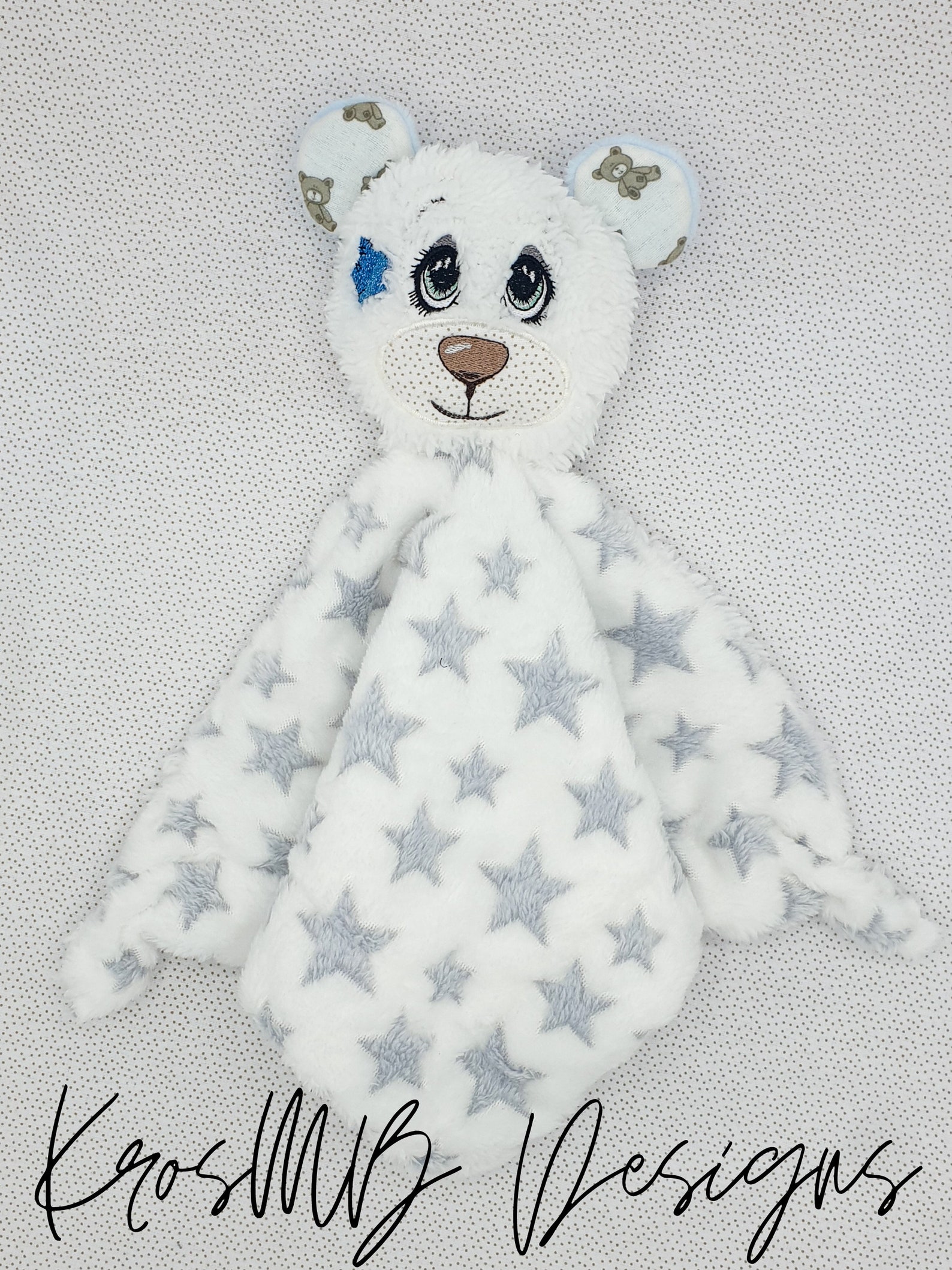 ITH in the Hoop HUG ME Teddy Bear Lovey Pattern Machine - Etsy