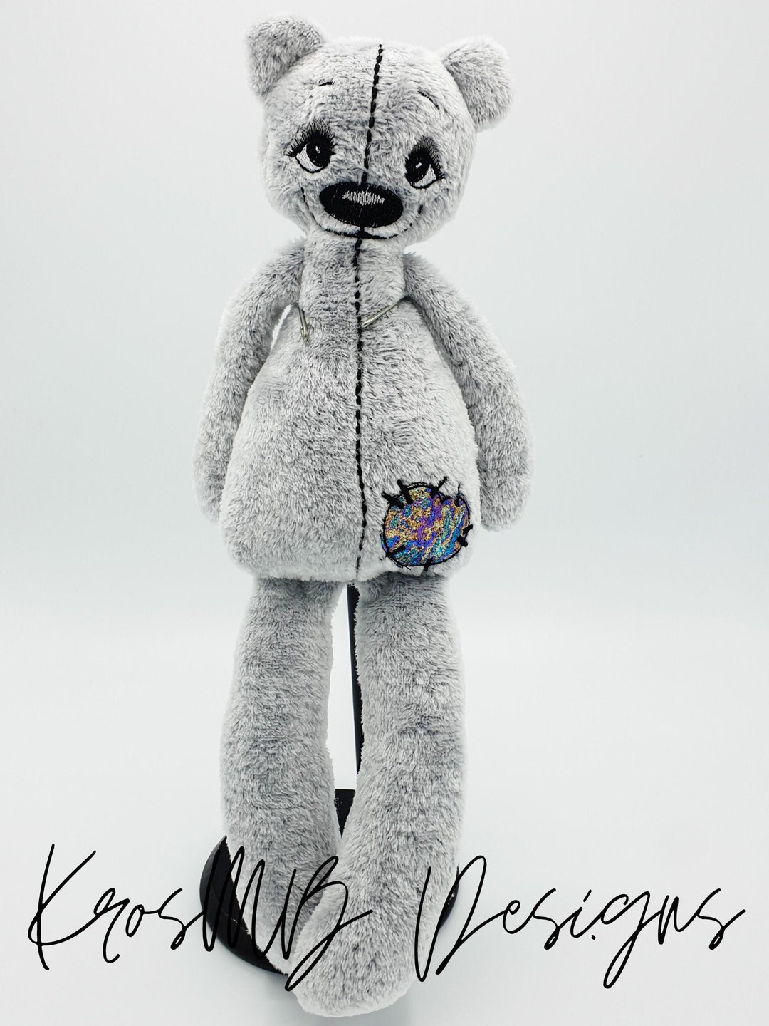 ITH in the Hoop Embroidery File Teddy Bear, 3 Sizes Mini Teddy Bear ...