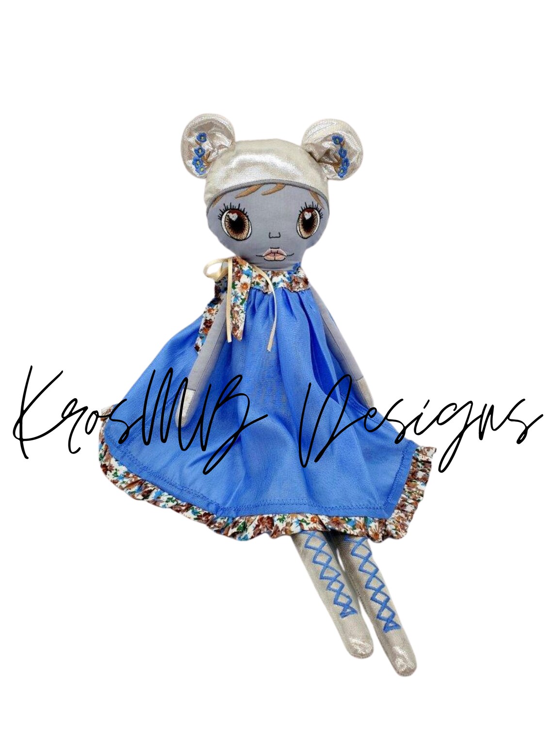 ITH in the Hoop Button Joint Mouse Doll Embroidery Design - Etsy