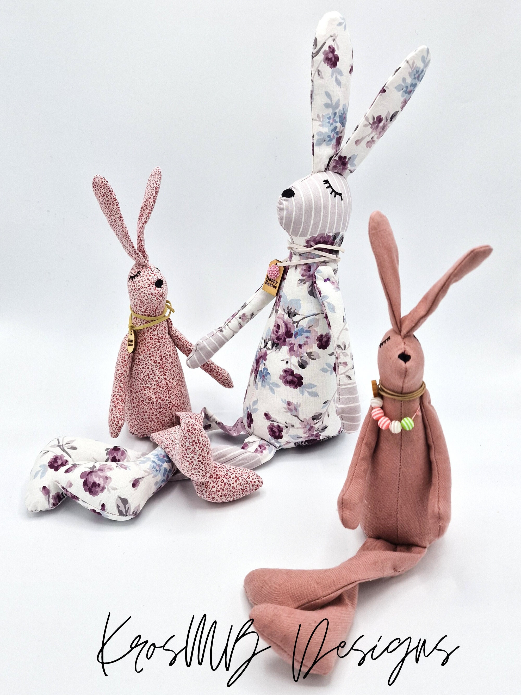 ITH in the Hoop Bunny Sitting Shelf Machine Embroidery Design Pattern ...