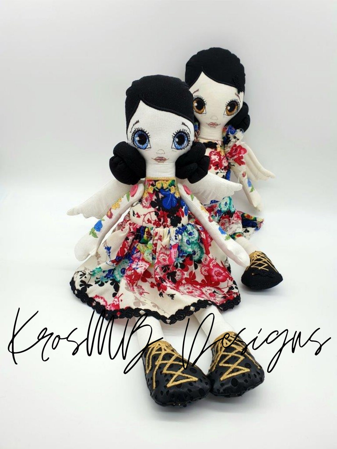 ITH (in the Hoop) Button Joint Rag Doll Embroidery Design, 45x30cm Hoop ...