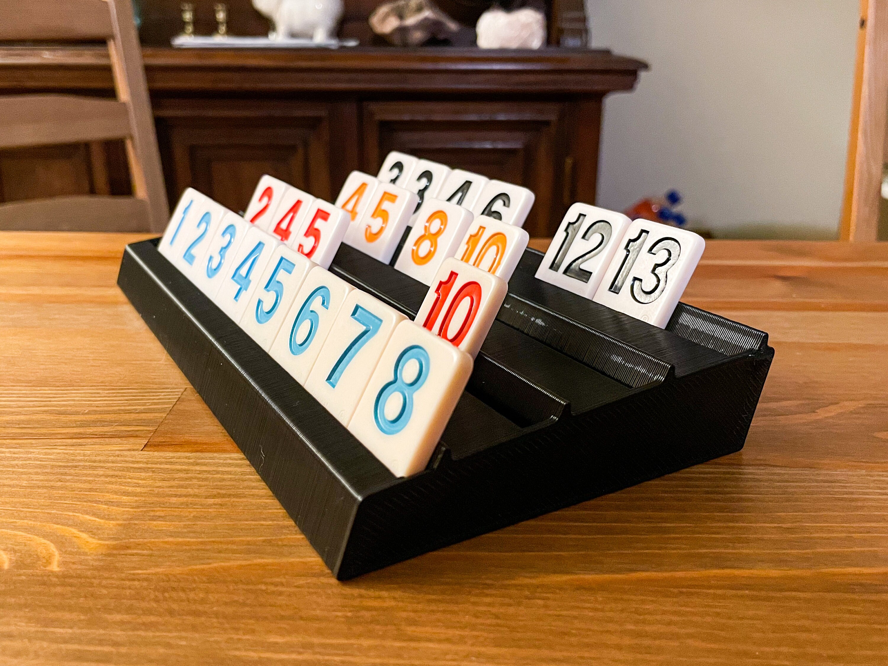 Four Tiered Rummikub Rack - Large Numbers Edition (9") - Etsy